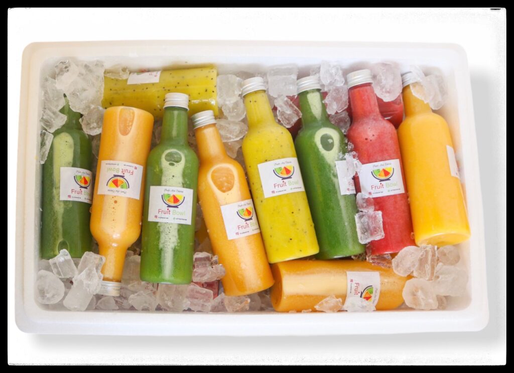 10 Fresh Juices with Ice Box – Fruit For Every Mood…!